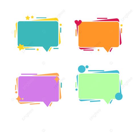 Cute Personality Candy Color Border Dialog Box Irregular Border Candy