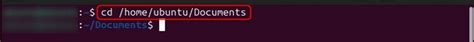 Unix Cd Command