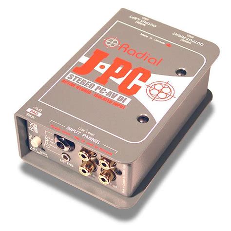 Radial J Class Jpc Stereo Pc Av Di Caja Di