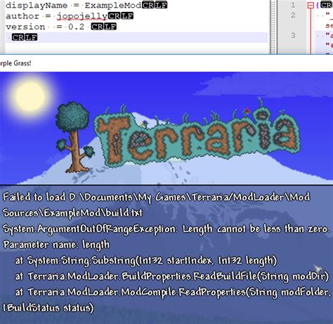 Space In Buildtxt Crashes Build · Issue 293 · Tmodloadertmodloader