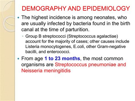 Meninigitis In Pediatrics Pptpptx
