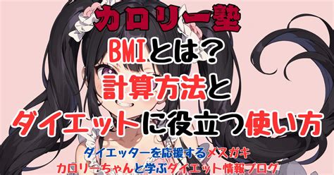 Bmiとは？計算方法とダイエットに役立つ使い方 カロリー塾