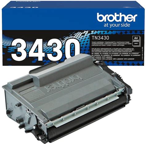 PRODUKT Z OUTLETU: BROTHER TONER TN-3430 BK 3 K ORYGINAŁ NO BOX (TN3430 ...