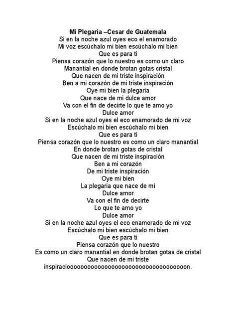 Mi Plegaria Pdf