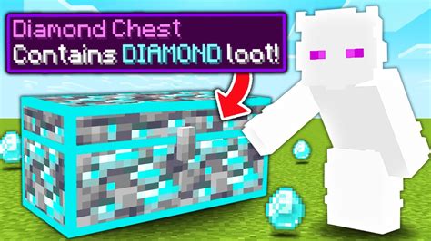 Minecraft But Chests Give Op Items Youtube