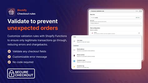 Blockify Checkout Rules Blockify Checkout Rules Customize Checkout Behaviors Shopify App Store