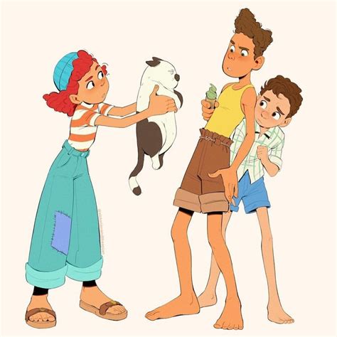Luca By Disney•pixar On Instagram Fanart By Victorianandthespian Vespa Pixarluca 🐠🐟