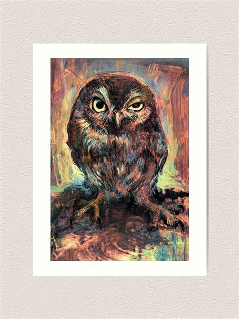 Orly Owl Art Print For Sale By Illing Redbubble
