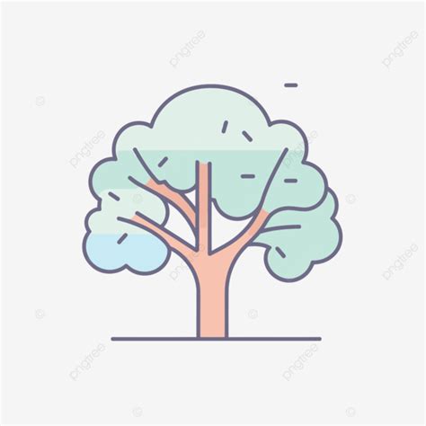 線條樣式的樹圖標 向量 树 线性图标 平面圖標向量圖案素材免費下載，png，eps和ai素材下載 Pngtree