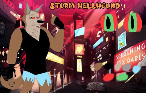 My First Ever Helluva Boss Hellhound Sona By Sergcatto On Deviantart