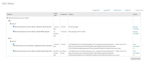 Foreman Proxy Content Not Synchronising Support Theforeman