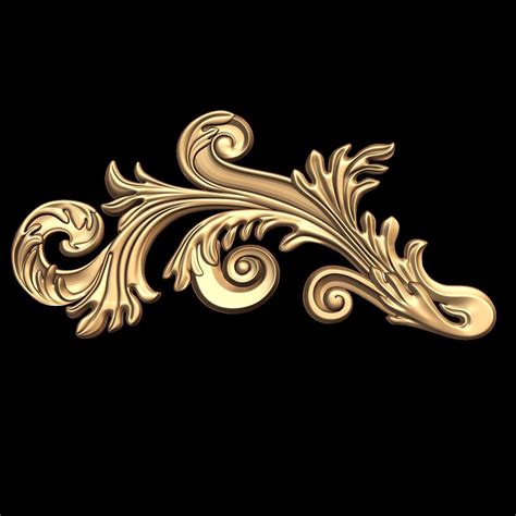 468 Decor Element 3d Stl Model For Cnc 3d Model 7 Stl Free3d