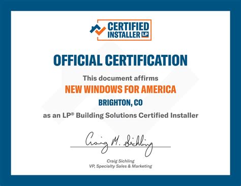 New Windows For America Is Now An Lp Building Solutions Certified