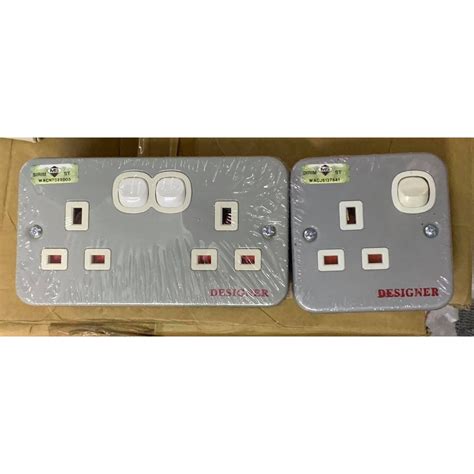 Borong Metal Clad Switch Socket Besi Designeraerotech Sirim