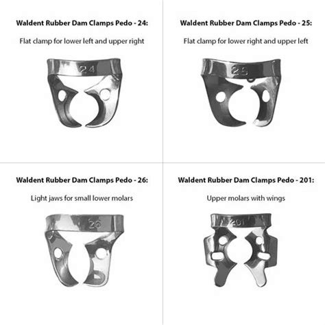 Waldent Rubber Dam Clamps Pedo At Rs 220 Gurgaon Id 26512144430