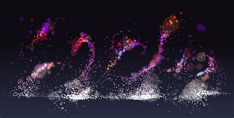 Premium Vector Particle Flow Array Colorful Vector Abstract Background Life Forms Bio Theme