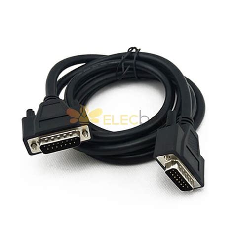D Sub 15 Pin Data Cable Connector Cable Assembles With Awg24 1meter 20pcs