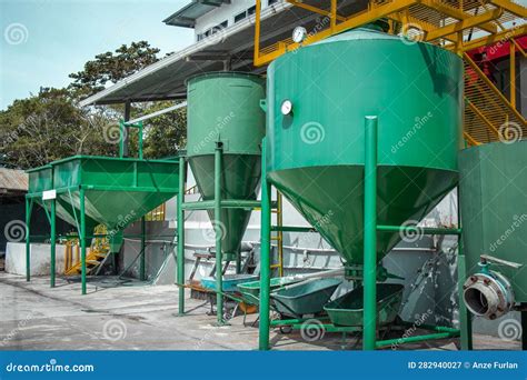 Big Separators In Green Color For Separating Coffee Seeds From Outer