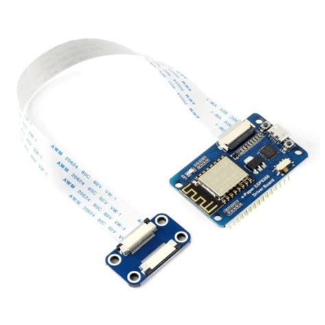 universal e paper raw panel driver board esp8266 wifi soc based
