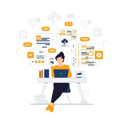 Premium Vector Programmer Developer Software Development Engineer