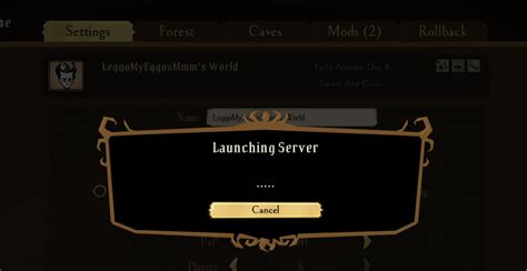 Games Stuck Launching Server Ive Rolled It Back To The Start Of The