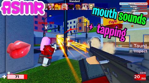 Asmr Roblox Arsenal Relaxing Tapping Mouth Sounds Youtube