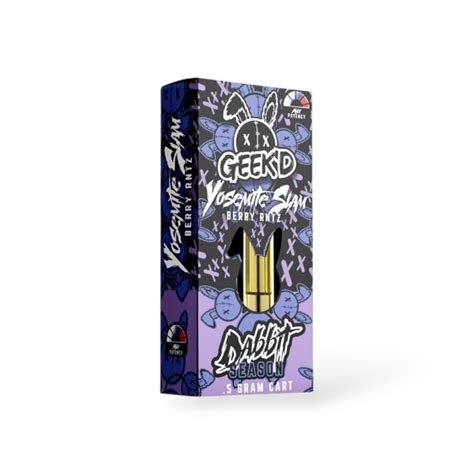Geek D Dabbit Season Vape Cartridge Berry Rntz 0 5g
