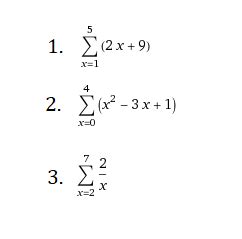 Sigma Notation Rules Formulas Examples Lesson Study