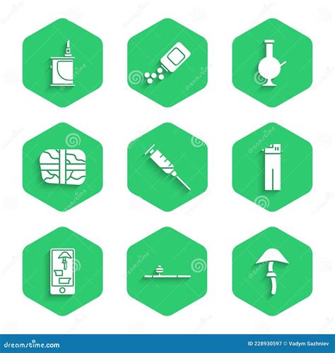 Bong Bong With A Lighter Vector Cartoon Character Royalty Free Stock
