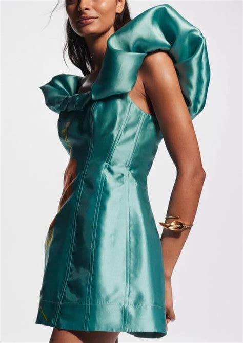 Alemais Regent Jade Mini Dress All The Dresses