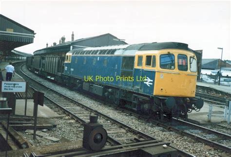 Railway Photo 6x4 Class 33 33208 Ballast Train Salisbury P2 C1986 £150