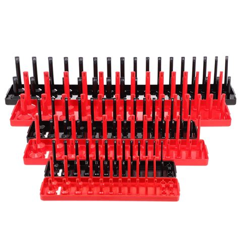 6pcs Socket Organizer Tray Set Socket Storage Holder 14 Inch 38 Inch