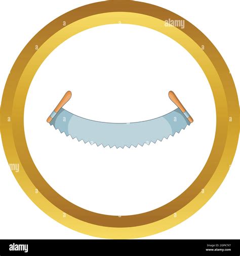 Two Man Saw Vector Icon Stock Vector Image And Art Alamy