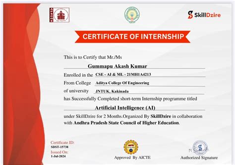 Akash Kumar On Linkedin Artificialintelligence Internship Ai Skilldzire Learningjourney