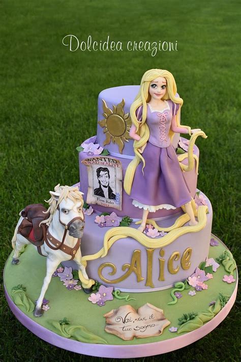 Tangled Rapunzel Cake Decorated Cake By Dolcidea CakesDecor