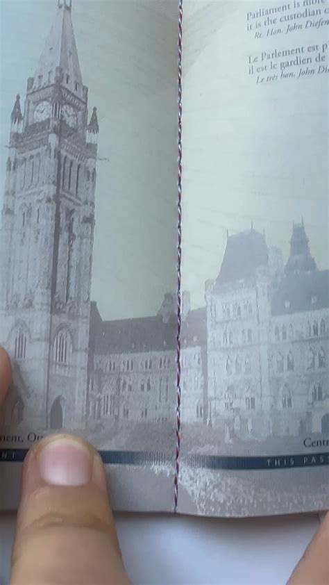 String On Page 18 Of New Passport And Video Of Stamps From Old