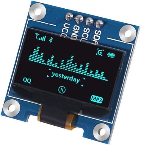 Buy Almocn 2pcs 0 96 Oled Module I2c Iic Serial 12864 128x64 Oled Display Module With Ssd 1306