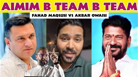 Fahadmaqsusi Ka Karara Jawab Akbaruddinowaisi Ko Youtube