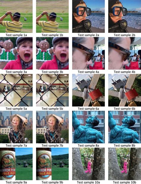 Ten Test Samples Of Multi Focus Images Download Scientific Diagram