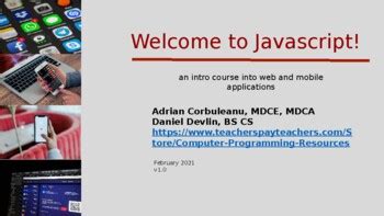 Intro To Javascript AppLab Graphical Resources Lecture Notes Unit