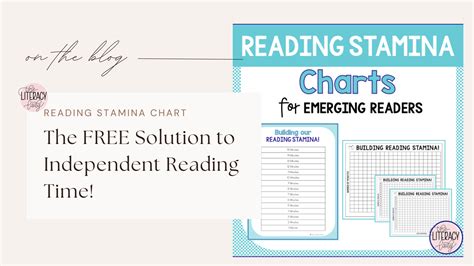 Reading Stamina Chart Reading Time Solution — The Literacy Lady