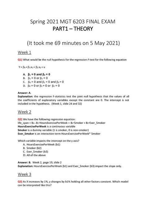 spring 2021 mgt 6203 final exam part1 theory questions with 100
