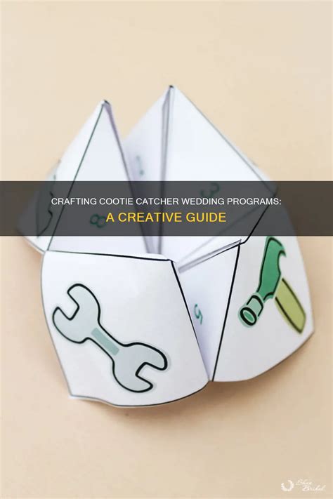 Crafting Cootie Catcher Wedding Programs A Creative Guide Shunbridal