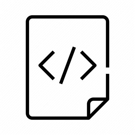 Code Document Icon Download On Iconfinder On Iconfinder