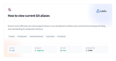 How To View Current Git Aliases Labex