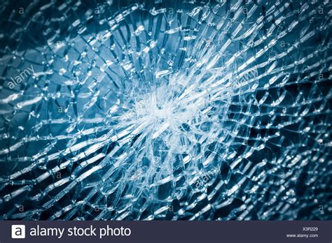 Broken Tempered Glass High Resolution Stock Photography And Images Alamy