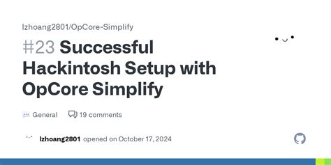 Successful Hackintosh Setup With OpCore Simplify Lzhoang OpCore Simplify Discussion