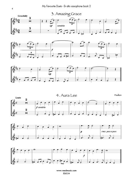 Sax Alto Duets Reed Music