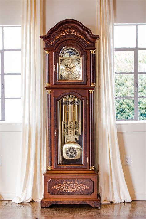 Grandfather Clock 8 Day Movement 220cm By Hermle Uhren Cuckoo Palace
