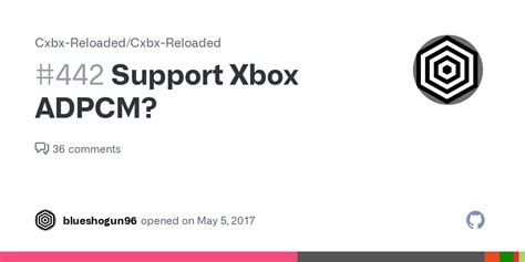 Support Xbox Adpcm · Issue 442 · Cxbx Reloadedcxbx Reloaded · Github